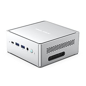 MINISFORUM Venus Series NAB6 Mini PC, 12th Gen Core i7-12650H Small Compter, 32G DDR4+512G PCIe4.0 SSD, 2X HDMI+2X USB-C 4K@60Hz Output, 2X 2.5G RJ45 Port, 4X USB3.2 Small Form Factor