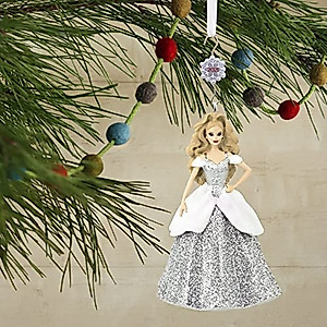Hallmark Holiday Barbie Christmas Tree Ornament 2021 (with Limited Edition Dated Hook)