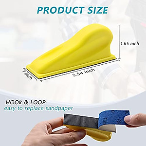 ZEHIQ 131 Pieces Micro Sander Kit 3.5 x 1 inch Detail Sanding Refill, Mini Sander for Small Projects Hook and Loop Sandpaper Assorted 60 to 10000 Grits for DIY Crafts Wood Metal Tight Polishing