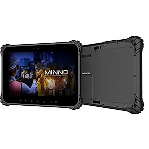 Minno Maverick Rugged 10" Android 10 Tablet | 4GB/64GB | Slim Design with Physical Buttons | LTE (Unlocked AT&T & T-Mobile) (A10M10- Maverick A10)