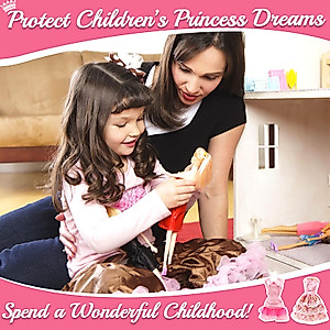 32 Pcs Doll Clothes and Accessories for Doll, 11.5 Inch Doll Outfit Collection Including 6 Floral Skirts 6 Dresses 5 Shoes 5 Accessories and 5 Bags (Random Style), for Girls Birthday Gifts