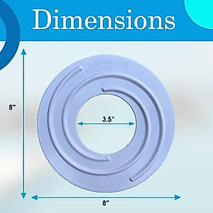 Skimmer Vortex- The Easiest Solution to a Cleaner Pool. Built for 8'' Skimmers Get Ready for swimming season and drastically Reduce Pool Cleaning Times.