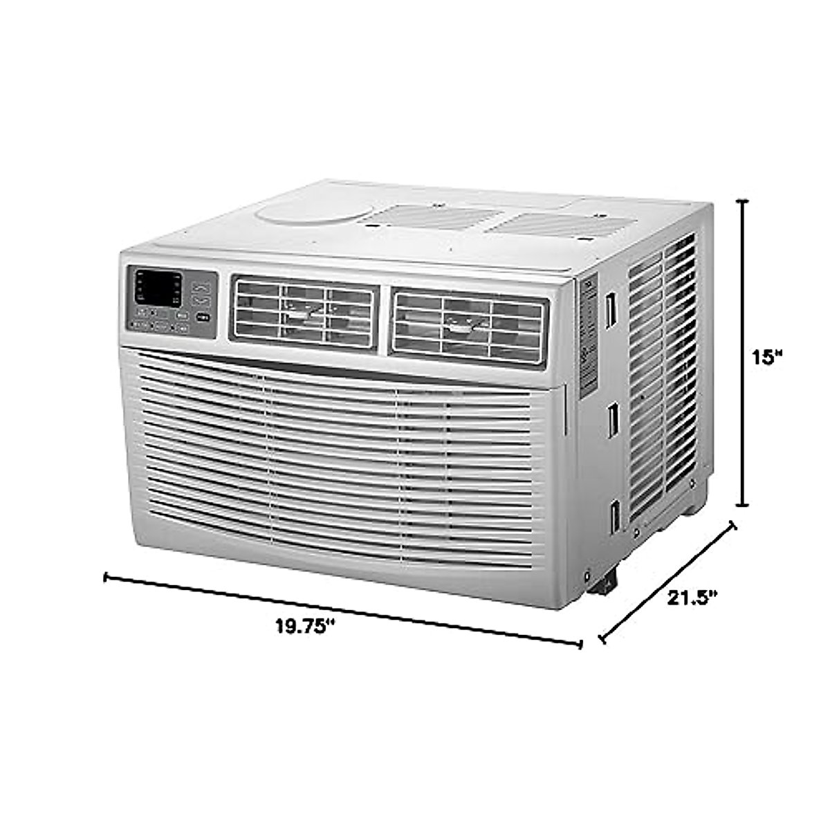 Arctic Wind 115V 12,000 BTU Window Air Conditioner and Dehumidifier for Small-Medium Rooms up to 550 Sq.Ft., Powerful Cooling Window AC Unit with Remote Control, Timer and Adjustable Air Direction