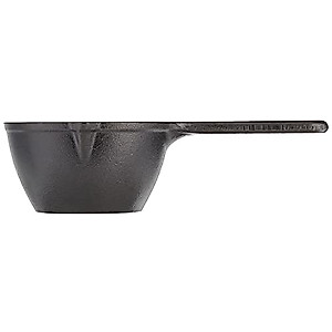 Lodge Cast Iron Silicone Brush Melting Pot, 15.2 oz, Black