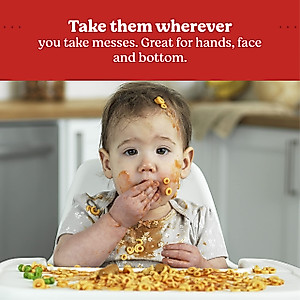 Baby Wipes, Unscented, Huggies Simply Clean Fragrance-Free Baby Diaper Wipes, 6 Flip-Top Packs (384 Wipes Total),64 Count (Pack of 6)