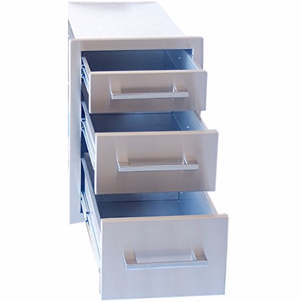 SUNSTONE BA-TD18 Beveled Frame Triple Drawer, 18"