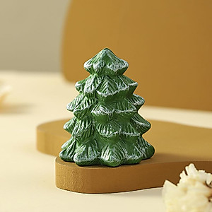 Christmas Tree Place Card Holders Name Card Holder for Table Settings, Green Table Number Holders Decorations Food Tent Lables Holder for Xmas Party, Winter Wedding, New Year Holiday, Set of 6