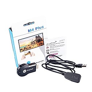 4K HDMI Wireless WiFi Display Dongle Adapter, 2.4G Wireless Screen Share Display Receiver, Support iOS/Android/Windows/Mac/PC/MacOS to TV/Projector/Monitor, Miracast, DLNA, Airplay