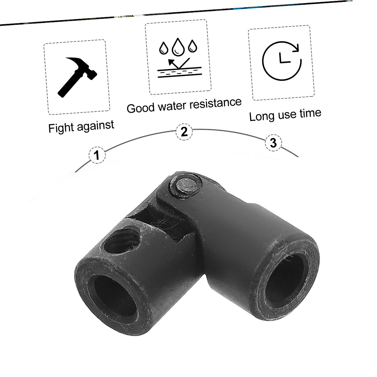 ibasenice Universal Joint Coupler Standard u Joint for Automotive and Rc Car Compact Size Lightweight Easy to Carry and Install