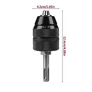 YWBL-WH 2-13mm Keyless Drill Chuck Self-tig htening Lathe Drill Chuck Converter with SDS Adapter Accessories
