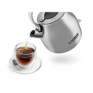 KitchenAid KEK1222SX 1.25-Liter Electric Kettle - Brushed Stainless Steel,Small