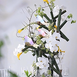 Warmtree 24 Pcs Artificial Simulation Birds Feather Mini Bird Decorative Fake Birds for Christmas Tree Craft Home Ornaments Garden Wedding Decoration