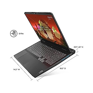 LENOVO 2023 IdeaPad Gaming 3 15ARH7 15.6" FHD IPS 120Hz Premium Gaming Laptop, AMD 8-Core Ryzen 7 7735HS, 64GB RAM, 2TB PCIe SSD, NVIDIA GeForce RTX 4050, White Backlit, Windows 11 Home + HDMI Cable