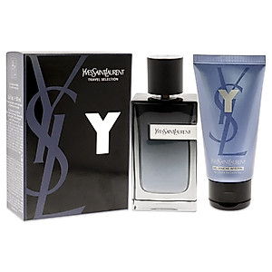 Yves Saint Laurent Y Men 3.3oz EDP Spray, 1.6oz All Over Shower Gel 2 Pc Gift Set