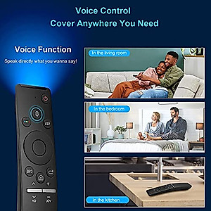 New Upgraded Voice Replacement Remote for Samsung Smart-TV Remote Control, BN59-1266A with Voice Function for All Samsung TVs