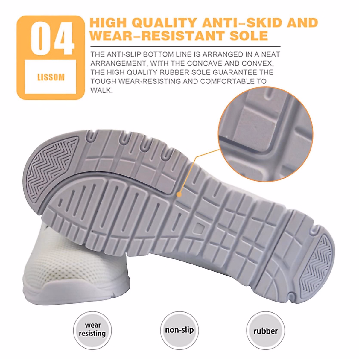 Belidome Chicken Rooster Hen Walking Shoes Running Sneakers for Women, Lightweight Breathable