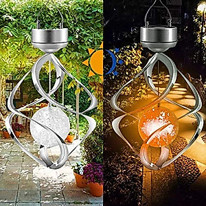 Solar Lights Outdoor Yard Decorations Wind Chimes Lights LED Colour Changing Hanging Light for Design Decoration for Garden, Patio, Balcony,Lawn, Gift