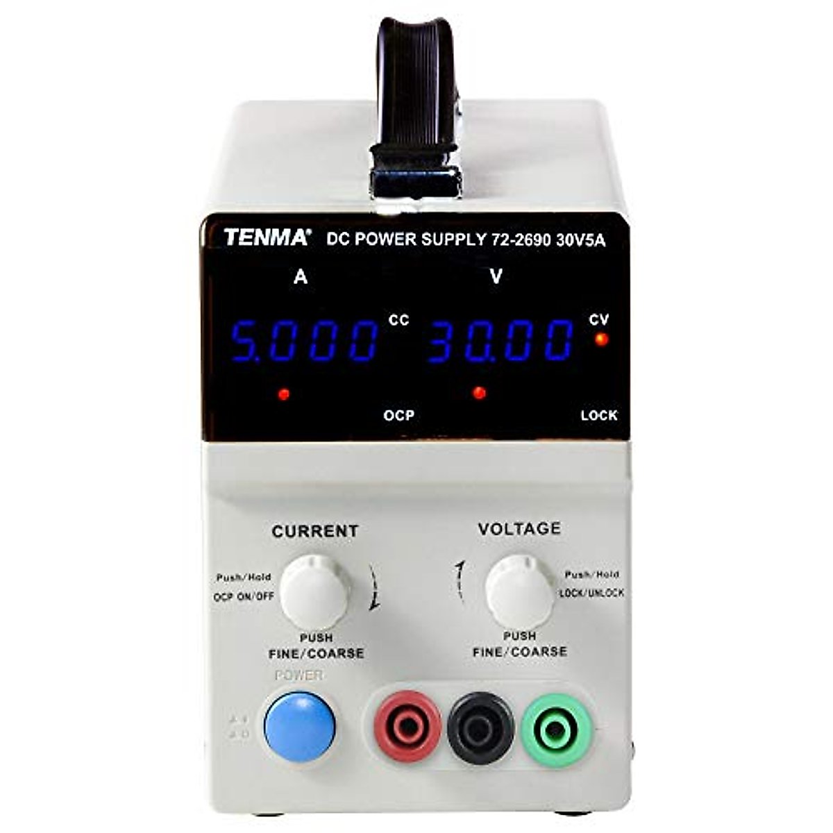Bench Power Supply, Single, Adjustable, 1 Output, 0 V, 30 V, 0 A, 5 A