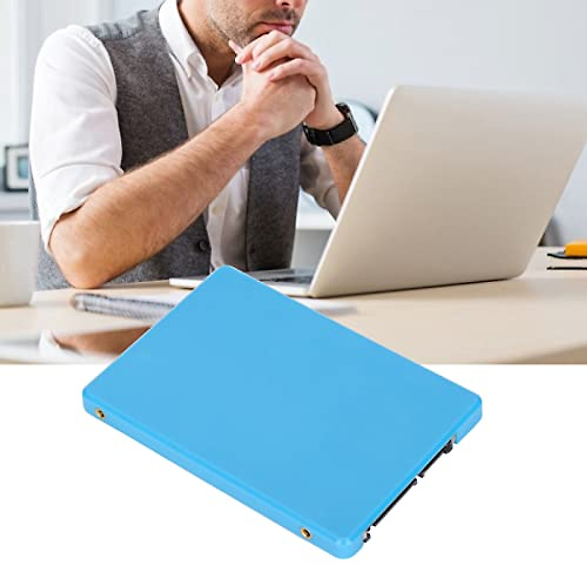 Demeras 2.5in SSD, 300 to 500M/S Ultra Low Power Consumption Shock Resistant 1500G  2.5 Inch Internal SSD   for Computers for Office for Home (#3)