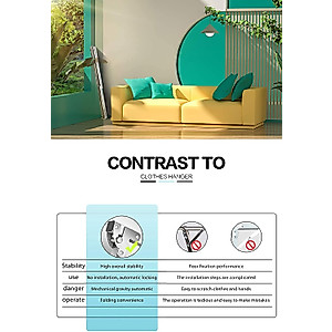 AZHZOLSK Clothes Drying Racks Outdoor, Updated Version,Stainless Steel Laundry Drying Rack for Indoor Outdoor and The Balcony,Length Adjustable Saves Space,with Windproof Hooks