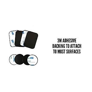 Phone Holder Car 8 Pack Magnetic Metal Plate with 3M Adhesive Sticker Universal for Car Magnetic Phone Mount