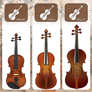Dulphee Violin Wall Mount Violin Hanger with Bow Hook, Rosewood Violin/Viola Stand Accessories for Home & Studio (Rosewood)