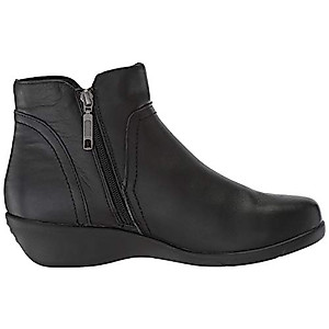 Propét Womens Waverly Zippered Casual Boots Ankle Low Heel 1-2" - Black - Size 8 2E