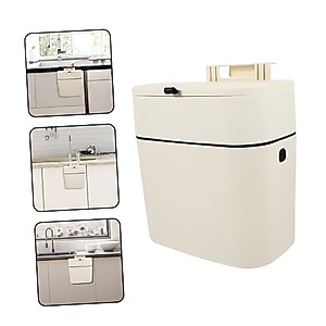FELTECHELECTR Hanging Trash Can Compost Bin Kitchen Counter Kitchen Hanging Bucket Pp Compost Bin Kitchen