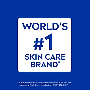 Nivea Skin Firming Q10 Body Cream, 4-in-1 Dry Skin Moisturizer with Fresh Scent, Skin Firming Cream Enriched with Q10, 13.5 Oz Jar