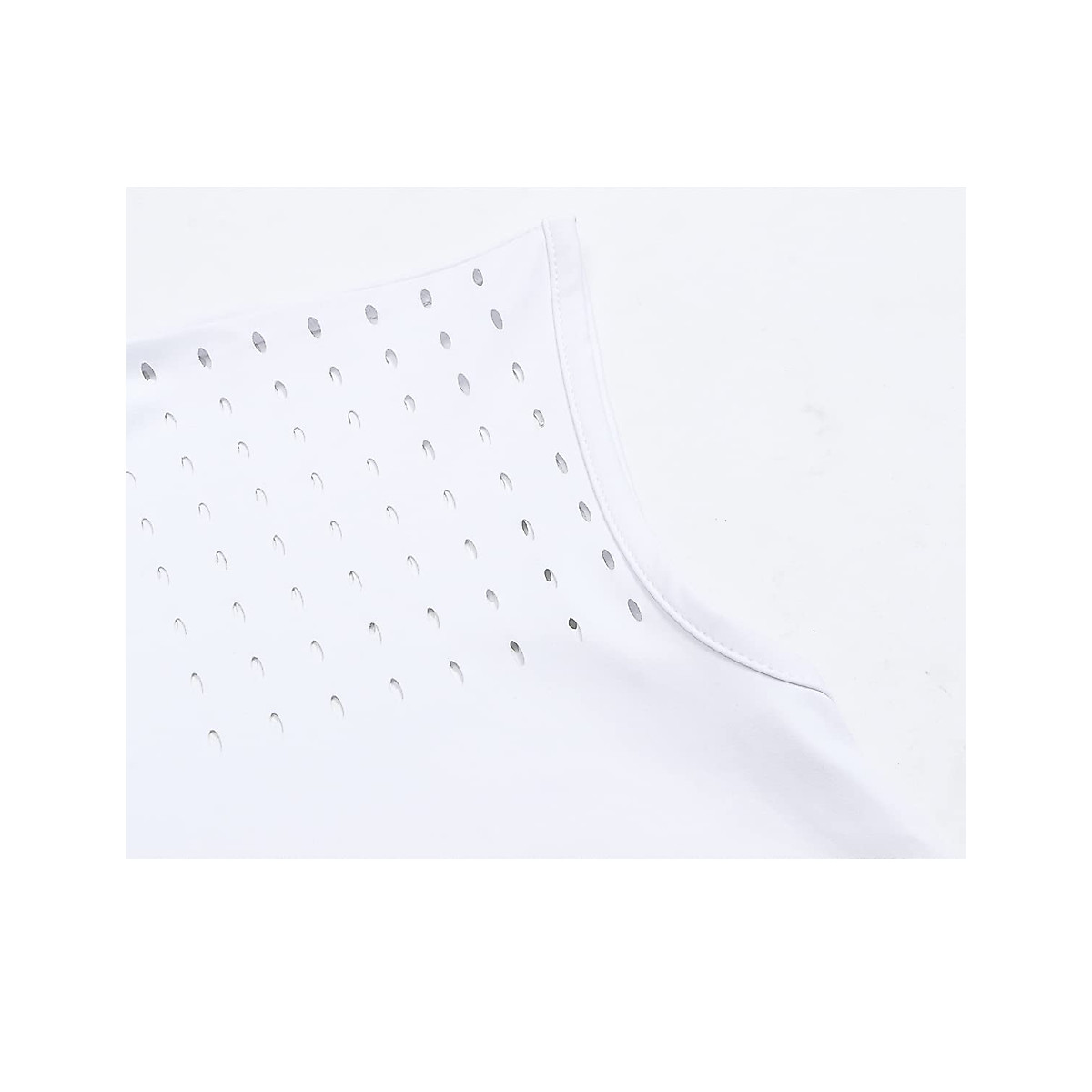 Felisou Golf Clothes for Women,Tennis Polo Shirts Athletic Moisture Wicking Running Short Sleeve Sport T Shirts V Neck Summer Casual Clothes White M