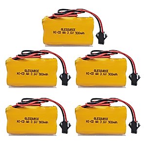 GLESOURCE 3.6 Volt Rechargeable Battery, Emergency/Exit Light Battery Compatible for Lithonia ELB B001 ELBB001 Lithonia EU2 LED Interstate ANIC1566 Unitech 0253799 (2 Pack)