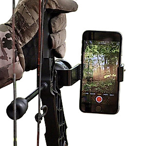 Ace Hunter Bow Mount Arrow Mobile Phone Holder Bracket for Archery Hunting Photos and Video Moment Recorder
