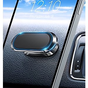 Magnetic Phone Mount for Car【Upgrade 8X Magnets】 Strong Magnet Universal Car Mount, Dashboard 360° Rotation for iPhone 13 12 Pro XR XS Plus Samsung Galaxy Note S21/S21+ & All Phone & Mini Tablets