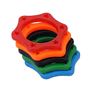 an-do-er 5pcs Rubber Wireless Handheld Microphone Rolling Protection Ring