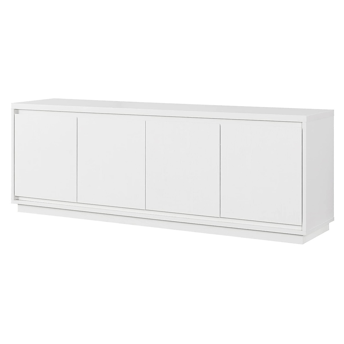 Henn&Hart Presque TV Stand, 68" Wide, White