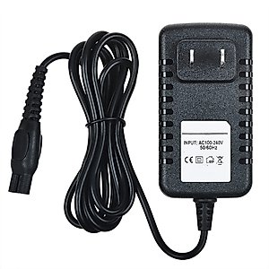 Digipartspower AC Adapter Charger for Philips Norelco Cool Skin 6701X 6825XL 6826XL 6828XL PSU