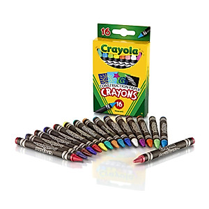 Crayola Construction Paper Crayons (16ct), Kids Crayons, Long-Lasting, Non-Toxic, Vibrant Colors for Kids Arts and Crafts, Ages 3+