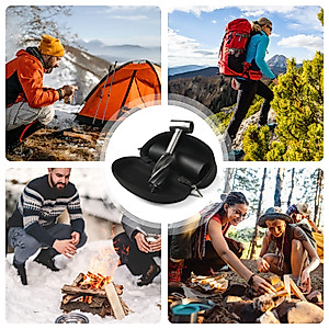 Esplorilo Bushcraft Hand Auger-Survival Tools Bushcraft Tools Settlers Wrench Survival Gear and Equipment Outdoor Scotch Eye Wood Drill Bit for Bushcraft Backpack and Camping, Silver