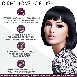 Brandywine Revitalizing Conditioner for Synthetic and Natural Hair Wigs, 8 Ounce