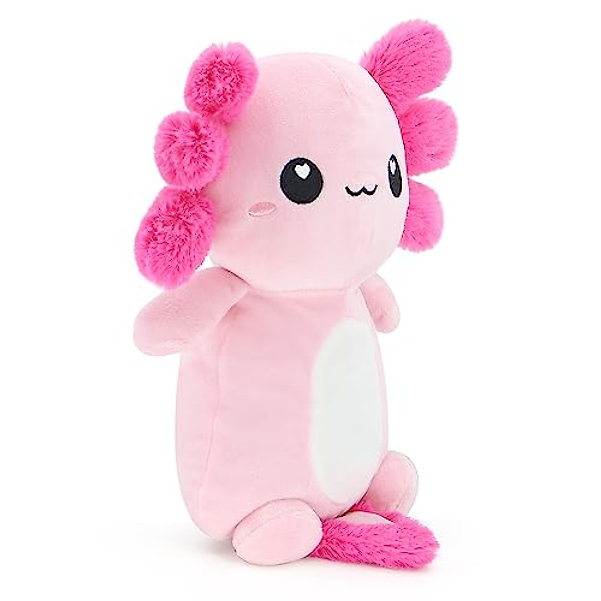 UNIMV Axolotl Plush, Cute Pink Axolotl Stuffed Animals, Kawaii Soft Plushies Pillow Toy Axolotl Plushie Gifts for Girls Kids Decor (Pink)