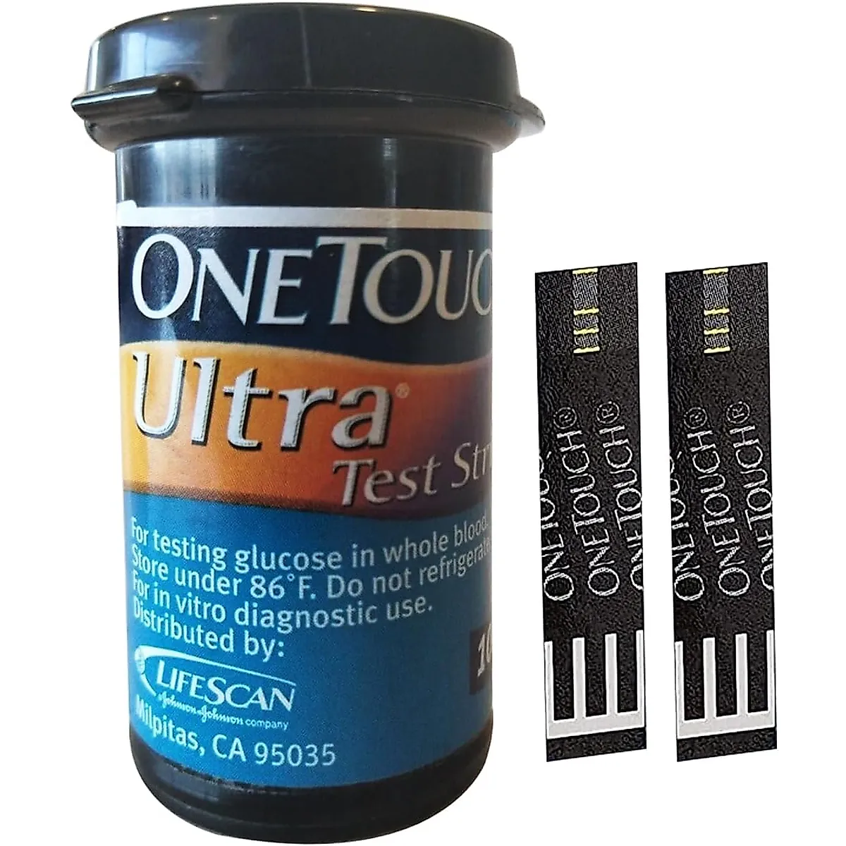 Generic Strips: Made for Ultra Glucose Monitor ONLY - 25 Count (Pack of 1) Product as Shown in Image