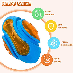 CoubonTail Dog Squeaky Toys Pack 4 Pcs, Pool Toys, Floating Toys for Interactive Fetch & Play, Dog Beach Toy Set, TPR