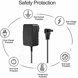 J-ZMQER 2-Prong 12.6V AC Adapter for Aiper Seagull Plus Cordless Robotic Pool Cleaner Power DC Charger