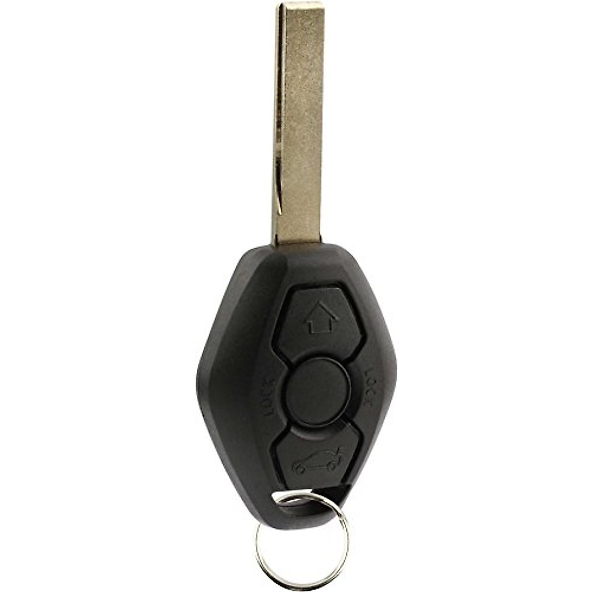 KeylessOption Keyless Entry Remote Control Car Key Fob Smooth Style Replacement for LX8 FZV