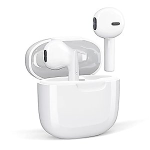 ESSPOMNCE Wireless Earbuds Bluetooth Headphones 36H Play Time 5.0 Bluetooth with Wireless Charging Case, IPX6 Waterproof Sweat-Proof Earphones True Wireless Earbuds, in-Ear Earbuds for Working Sports