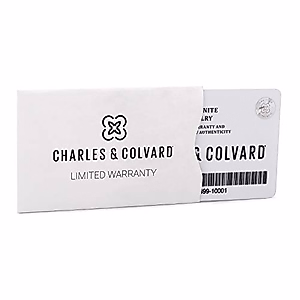 Charles & Colvard Created Moissanite 7.5mm Cushion Cut Solitaire Engagement Ring for Women | 2 cttw DEW | Lab Grown | Solid 14K White Gold with Rhodium | Size 7