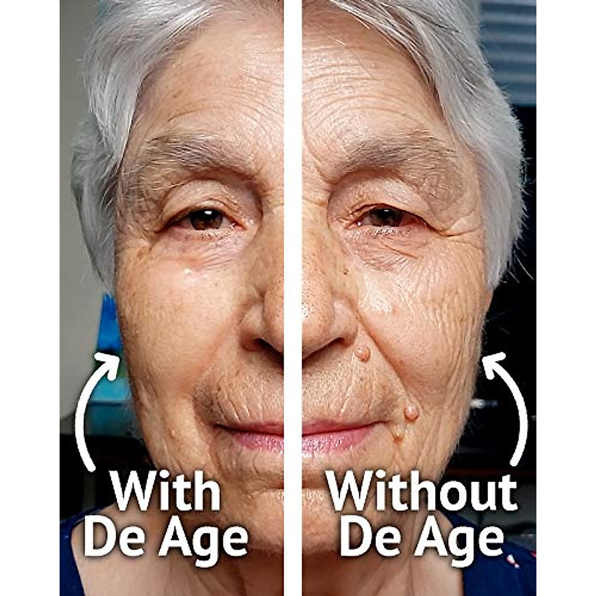 Organys DeAge Instant Eye Bag & Wrinkle Remover. In 2 Minutes Greatly Reduces Under Eye Puffiness Dark Circles Fine Lines Crow’s Feet - Immediately. Long lasting. Anti Aging Facelift In A Tube