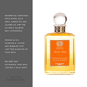 Antica Farmacista Orange Blossom Lilac & Jasmine Bubble Bath, 15.8 Fl Oz