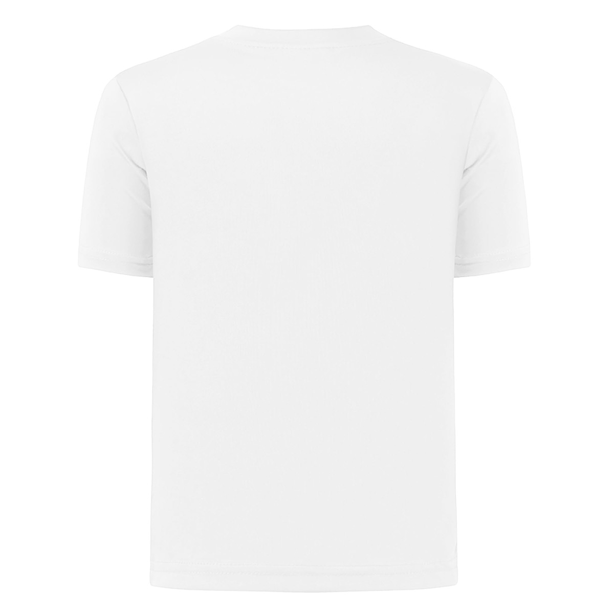 QBK 2T to Youth Neon Shirt Kids UPF 50+ Dry Fit Athletic Short Sleeve T Shirts for Boys and Girls (White M)