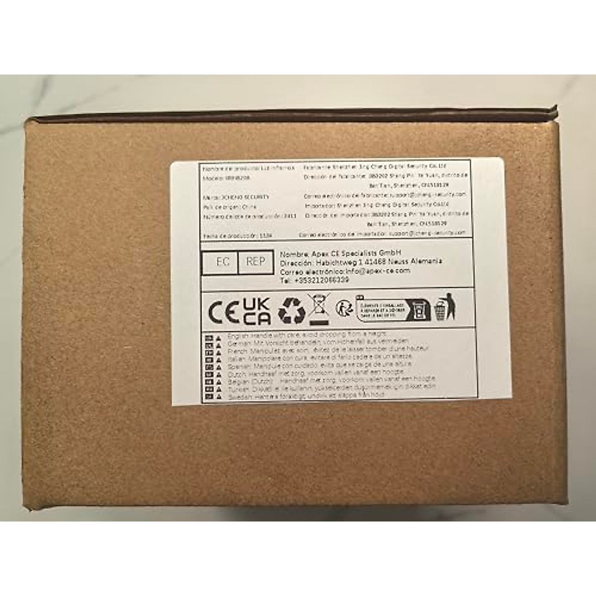 JCHENG SECURITY JC 210ft Infrared Illuminator, 20 LEDs 90 Degree Wide Angle IR Illuminator for Night Vision,Waterproof LED Infrared Flood Light Black